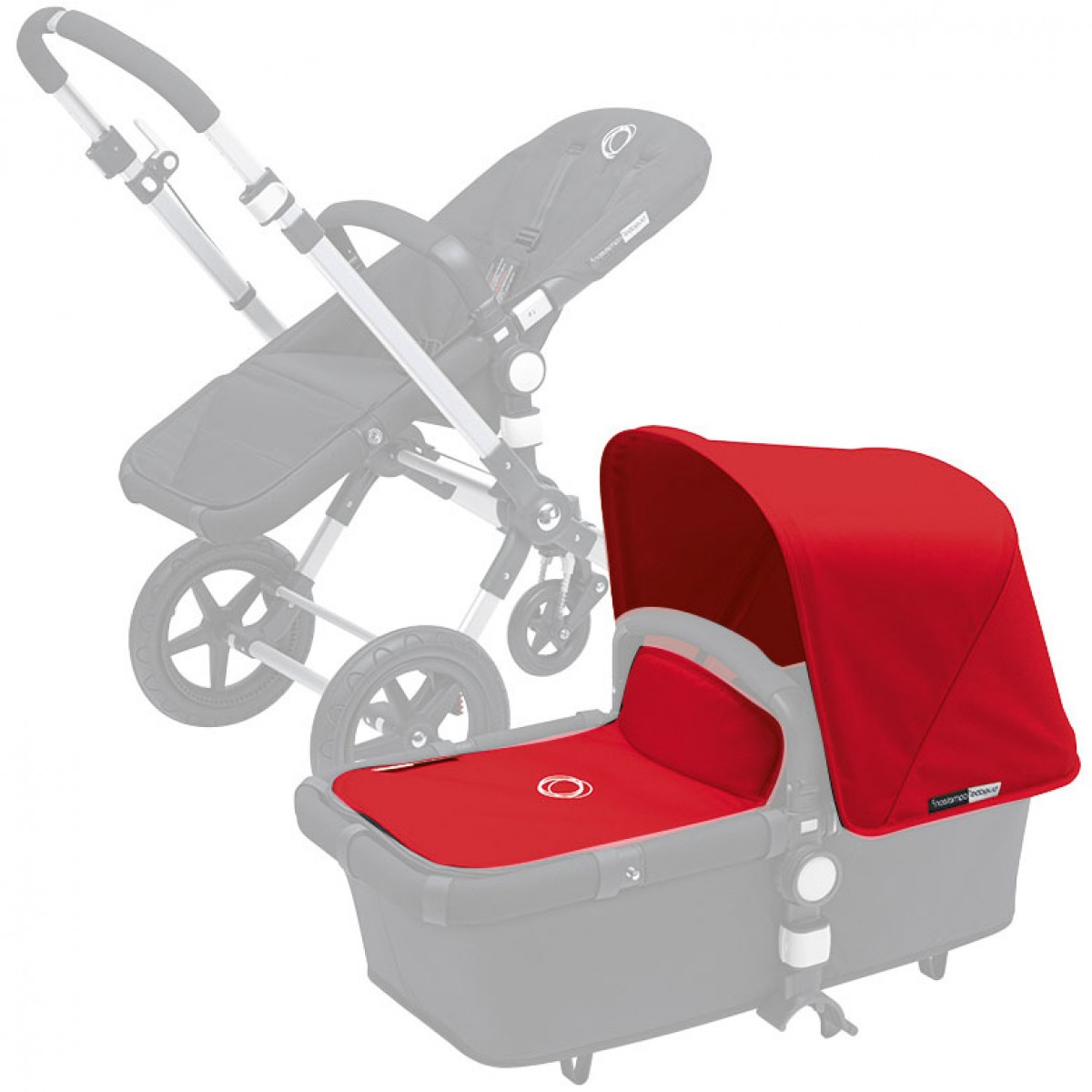 Bugaboo Cameleon babakocsira huzat szett 2 részes Red - BabaMamaoutlet.hu