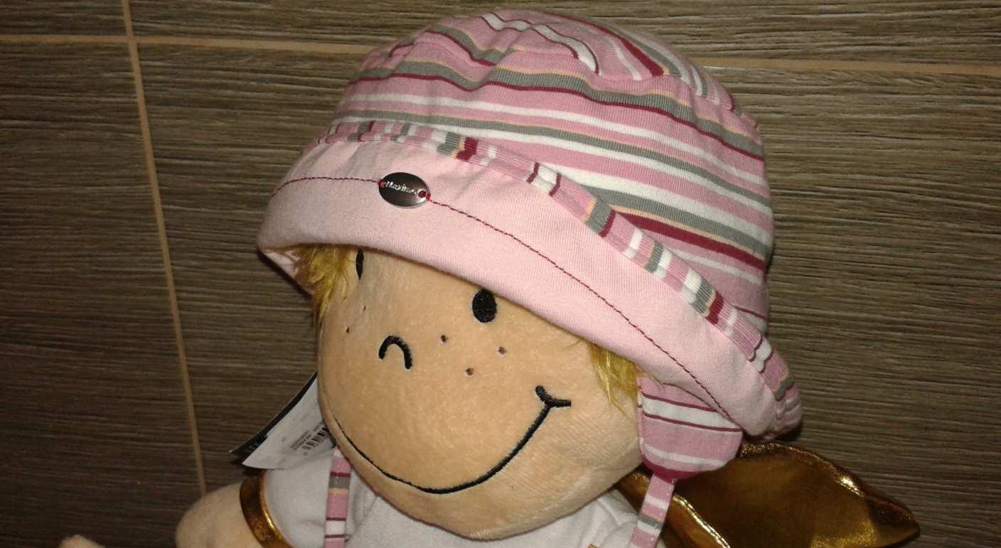 Maximo rózsaszín csíkos baba kalap - BabaVár Baba és kismama online ...